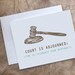 HILARIOUS LAWYER BIRTHDAY Card. Judge Card. Law Student. Paralegal ...
