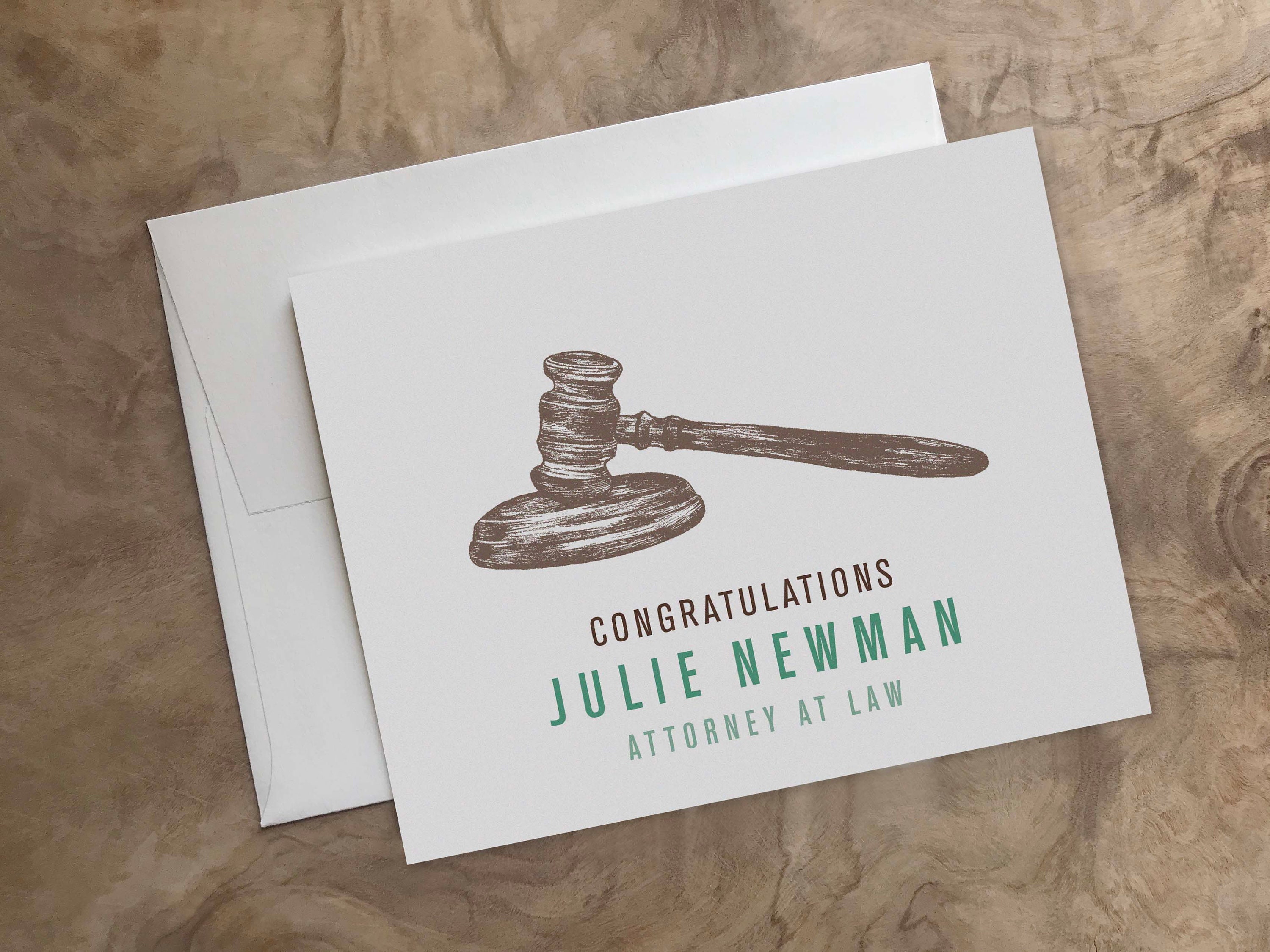 Personalized Law School Graduate Card. Judge Card. LSAT - Etsy UK