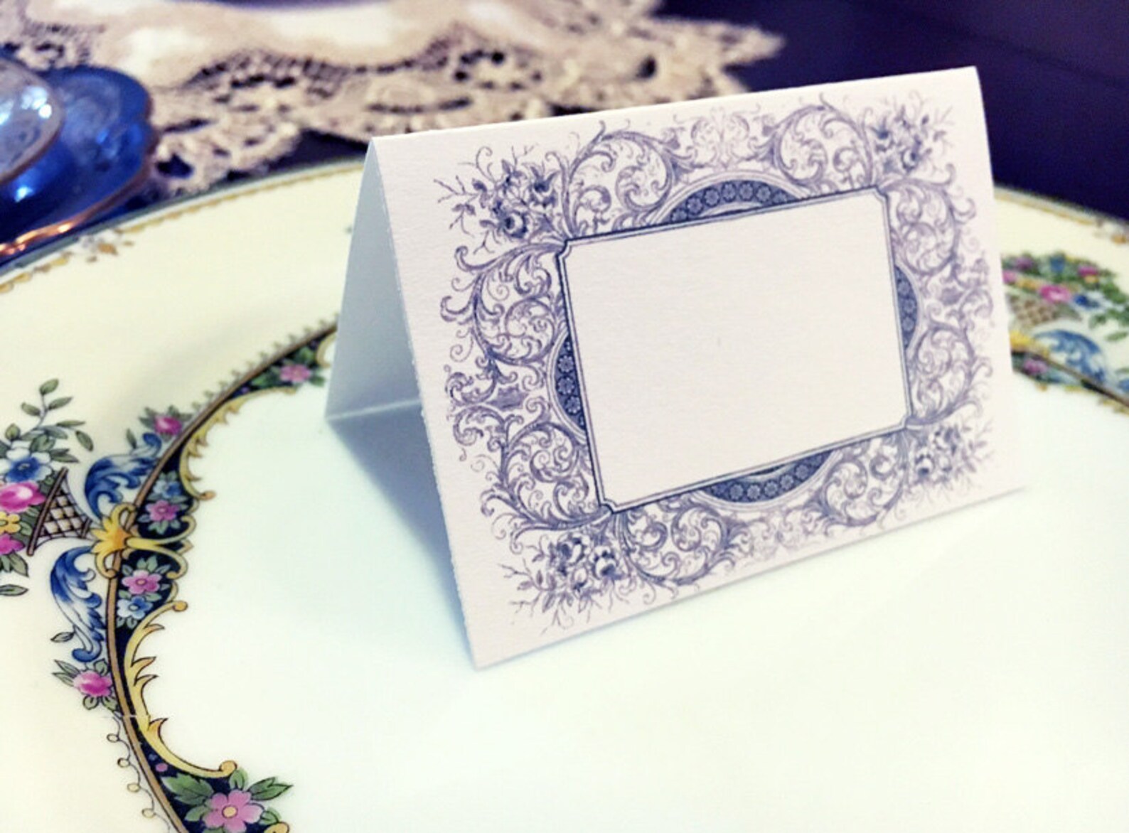 Vintage Place Cards - Antique Table Tents - Dining Place Cards - Dinner ...