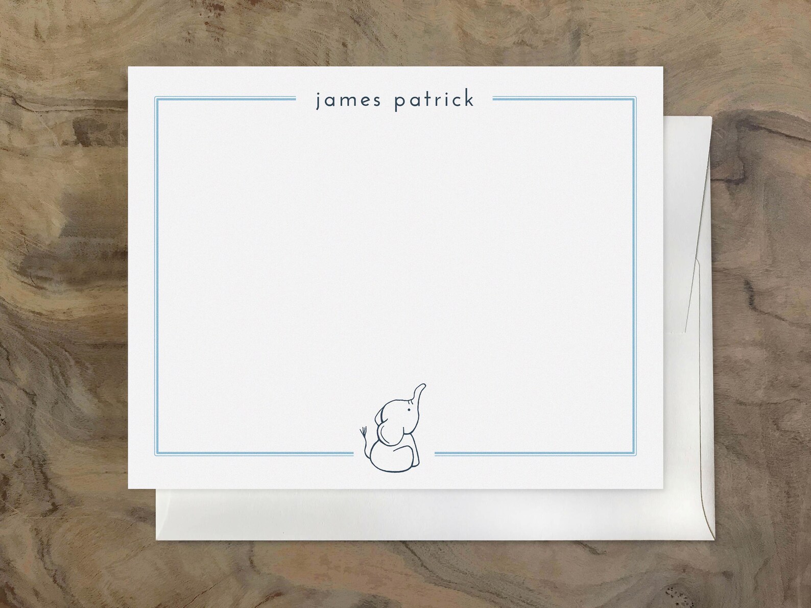 Personalized Notecards, Custom Child's Stationery, Baby Name Cards ...