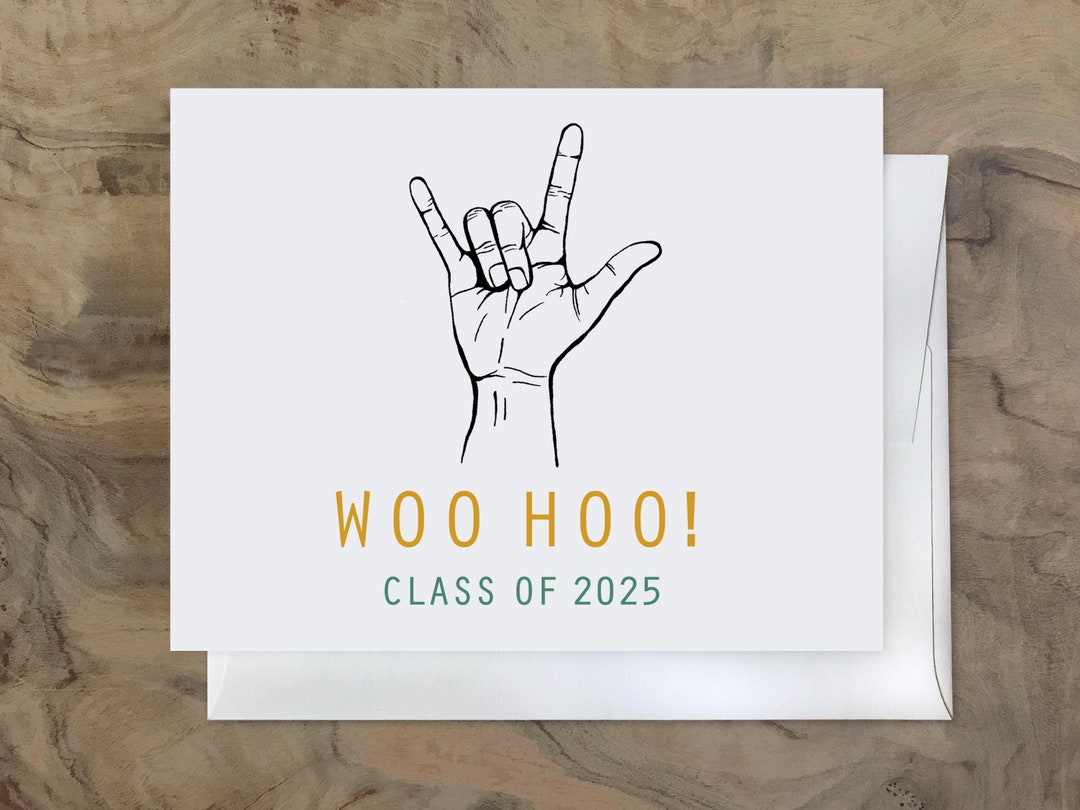Awesome GRADUATION Card. Congratulations Graduate Card. Woo Hoo Card ...