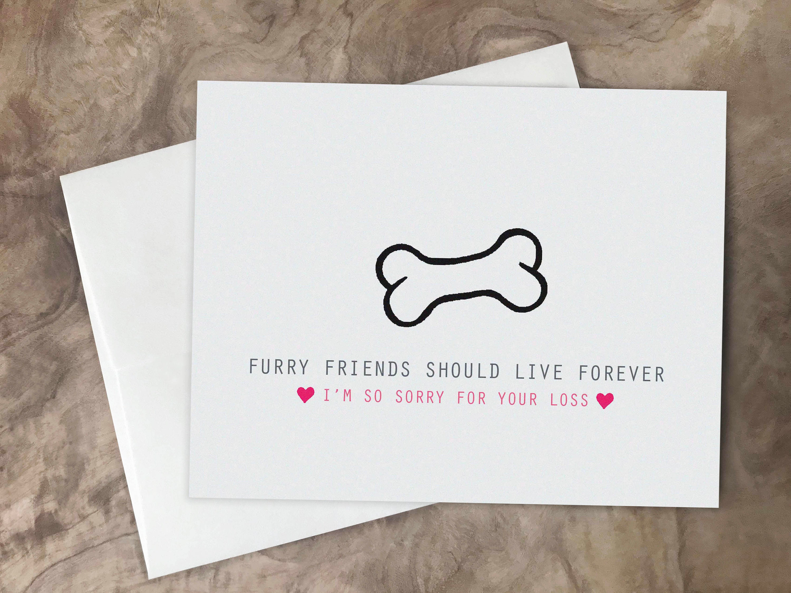 PET SYMPATHY CARD. Sick Dog Card, Terminally Ill Dog, Animal Death Card ...