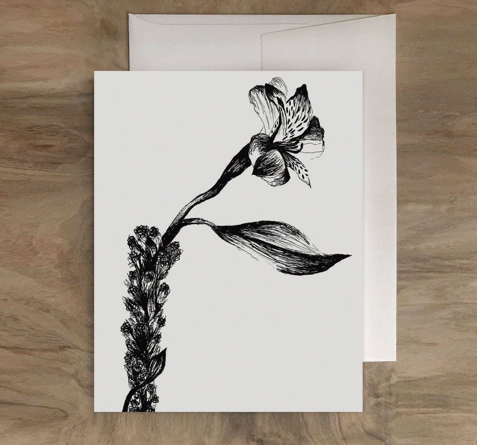 FLOWER CARD SET of 12 Cards. Blank Floral Greeting Card Set. | Etsy