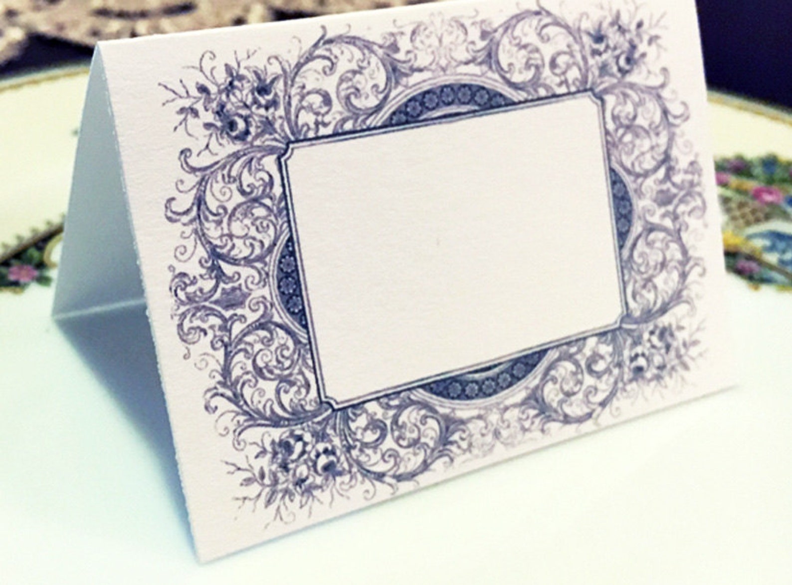 Vintage Place Cards - Antique Table Tents - Dining Place Cards - Dinner ...