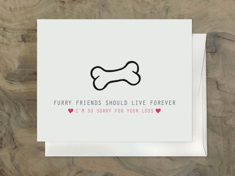 PET SYMPATHY CARD. Sick Dog Card Terminally Ill Dog Animal | Etsy
