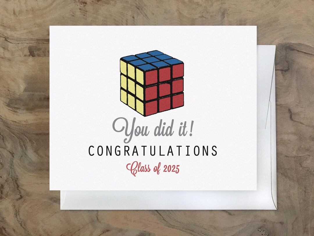COLLEGE GRADUATION Card. Congratulations Graduate Card. Just Graduated ...
