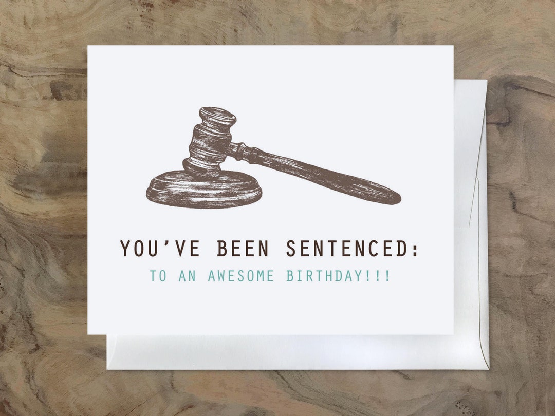 HILARIOUS LAWYER BIRTHDAY Card. Judge Card. Law Student. Paralegal ... HILARIOUS LAWYER BIRTHDAY Card. Judge Card. Law Student. Paralegal ...