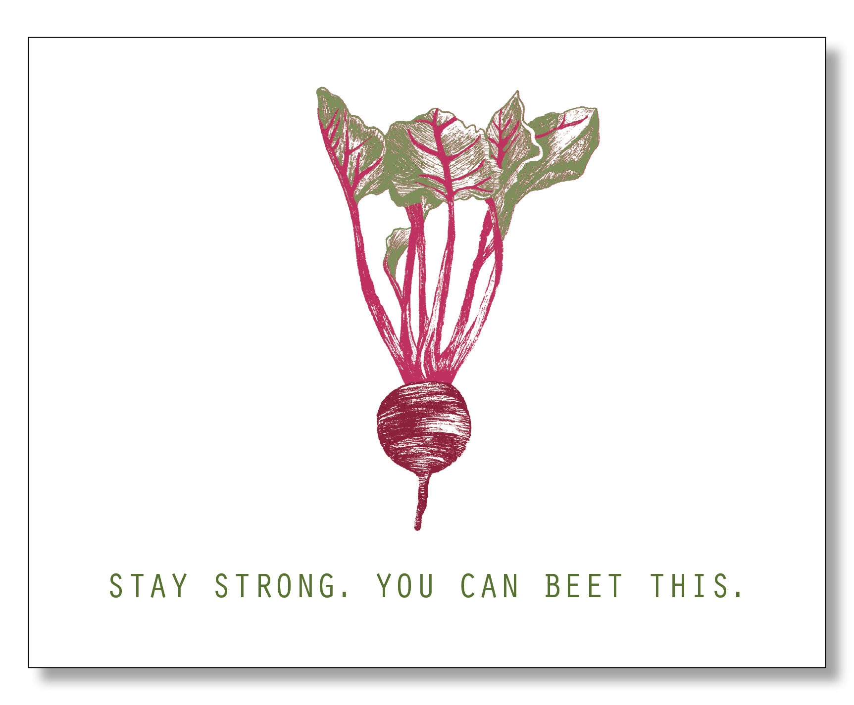 Stay Strong Card Keep Up the Fight Get Well Soon Card. | Etsy