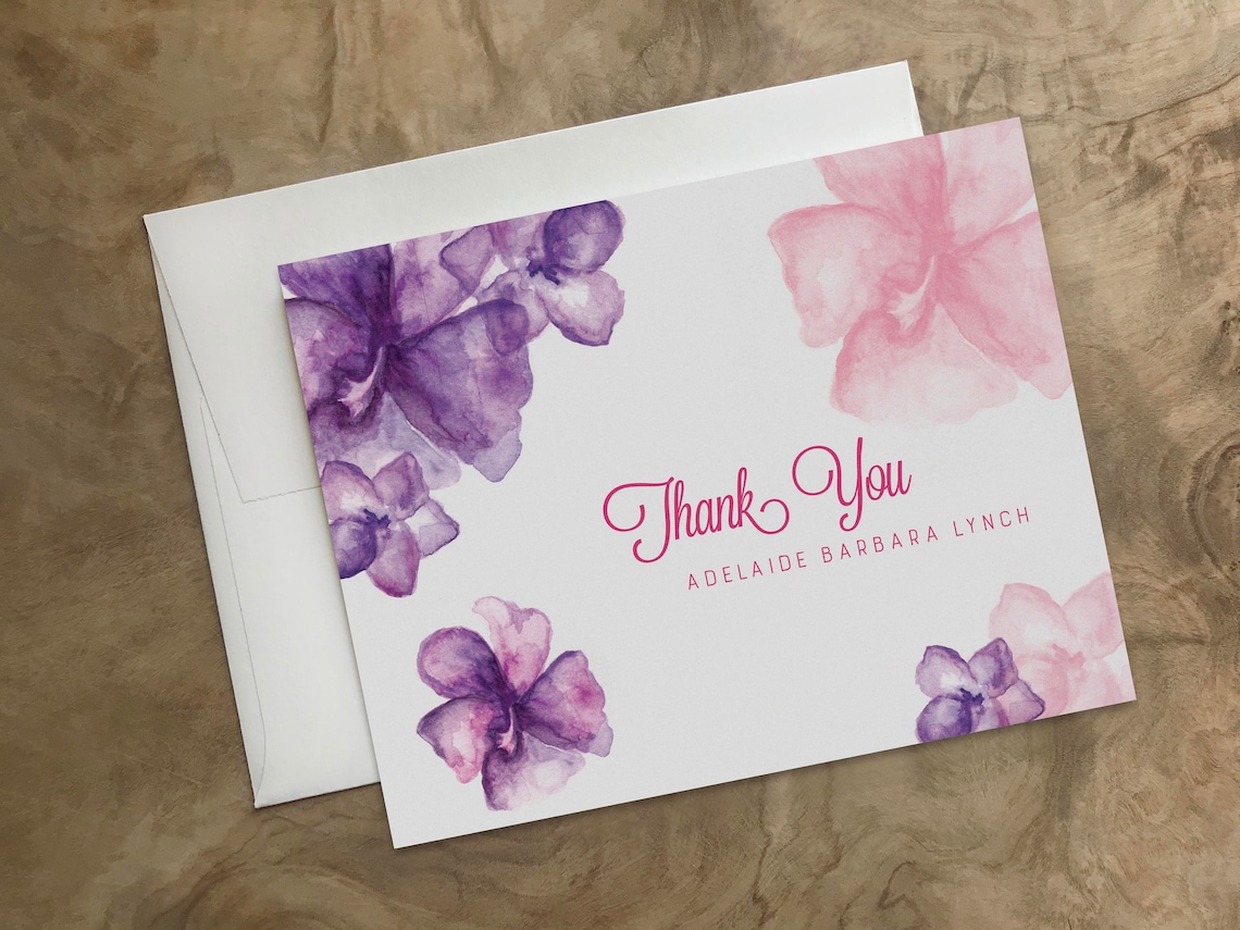 Personalized THANK YOU Cards Custom Thank You Card Custom - Etsy