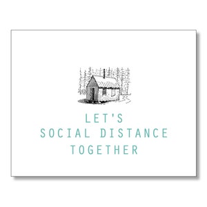 Isolation Card - Pandemic Card, Social Distancing Quarantine Card - Etsy