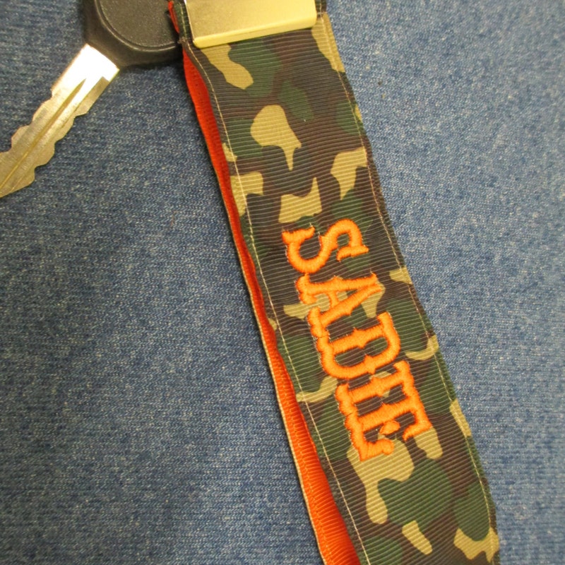 Camo and Orange - Etsy