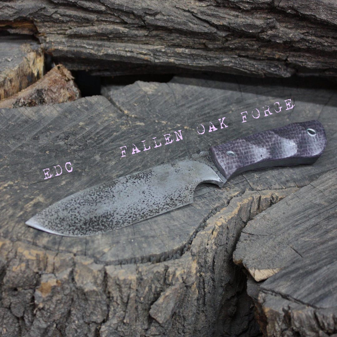 Handmade in the USA Fallen Oak Forge FOF "edc" Work, Hunting and ...