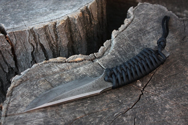 Handmade FOF Sojourn square pommel working, hunting, edc and survival knife