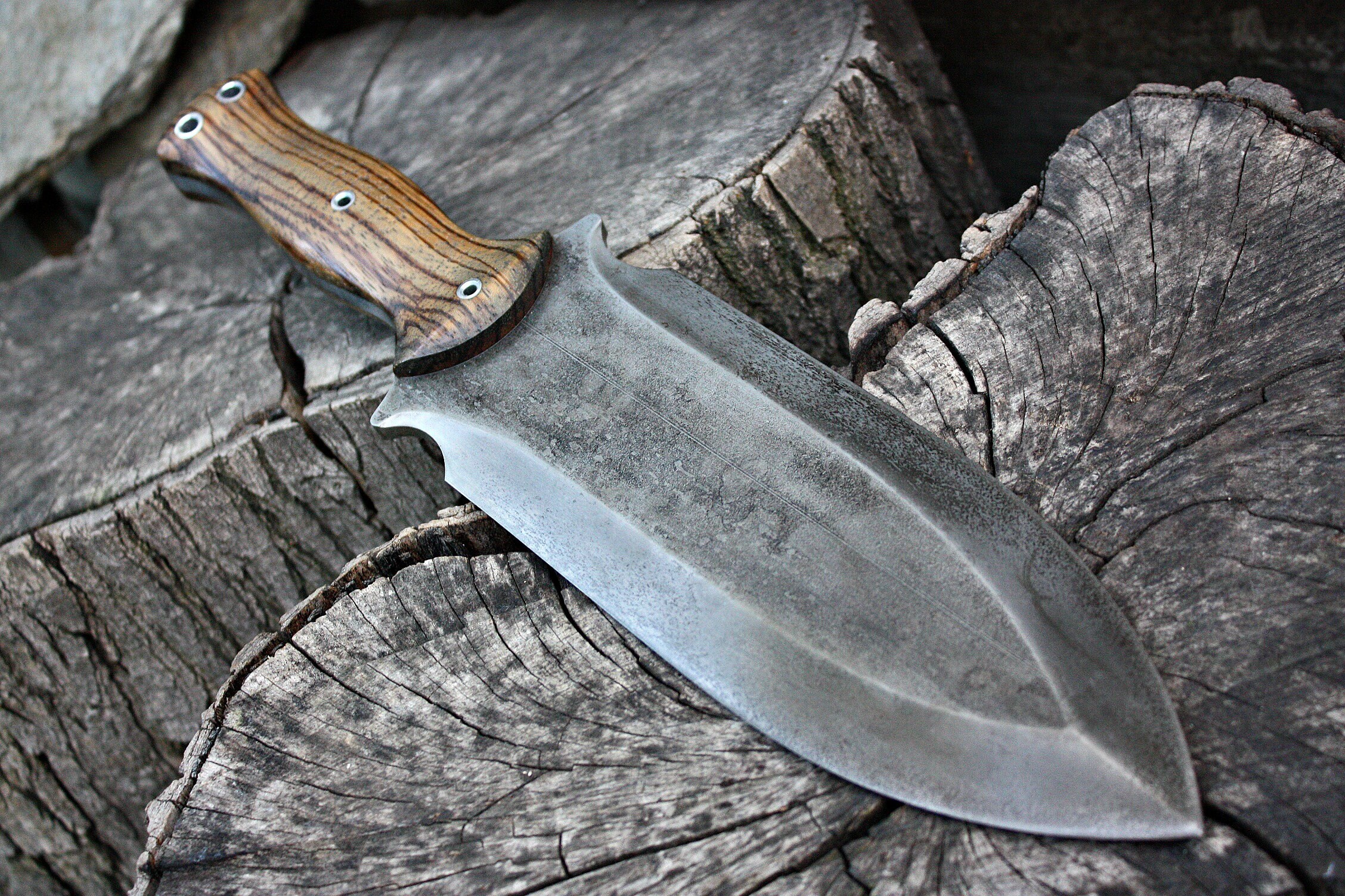 Handcrafted knife FOF Recluse mod full tang survival blade