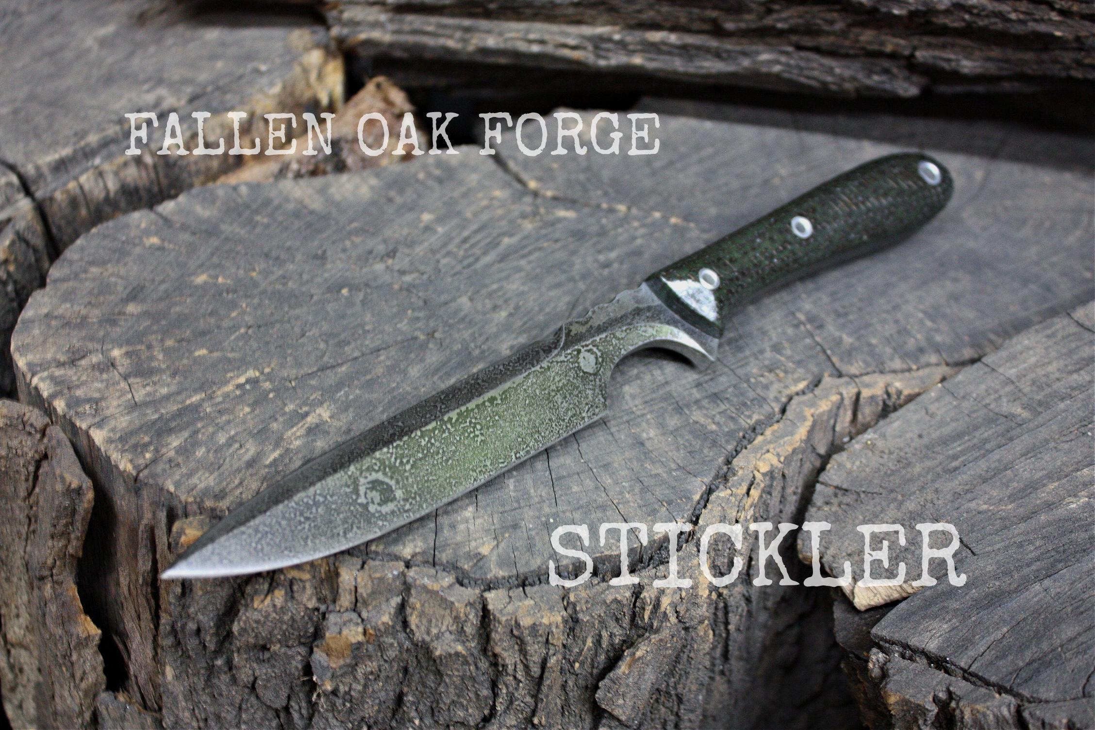 Handcrafted Fallen Oak Forge Stickler