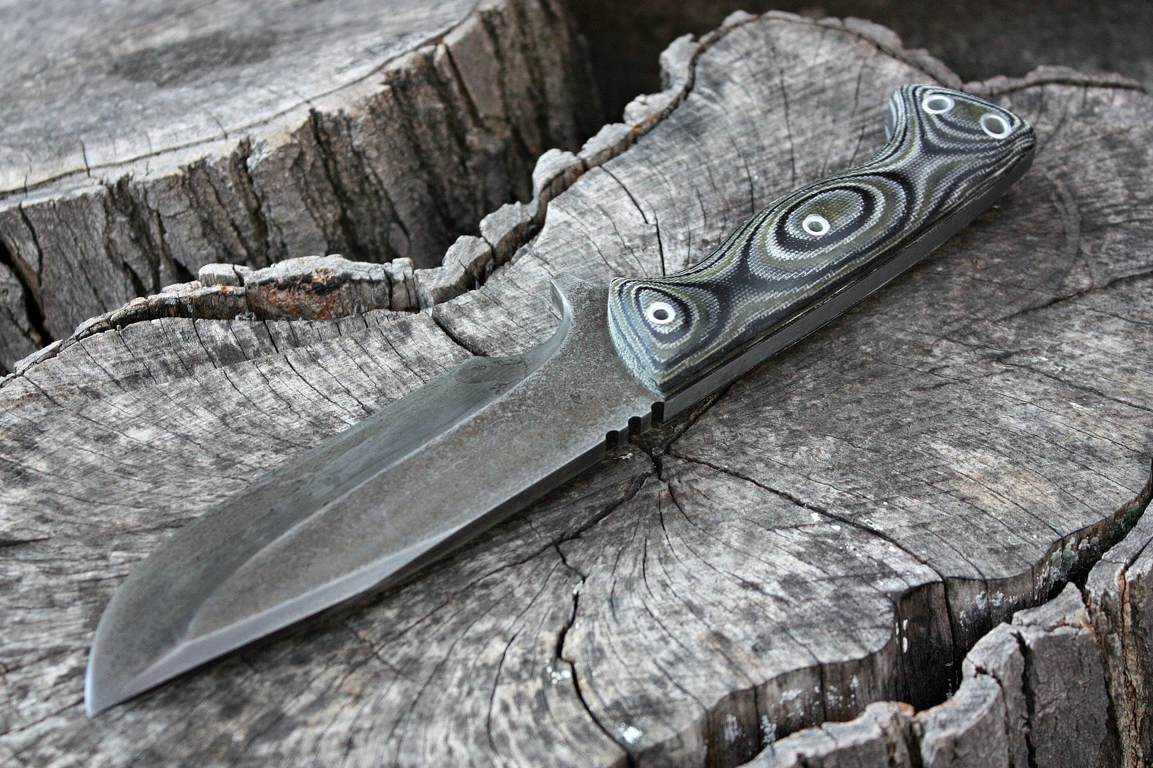 Handmade FOF Defilade mod fixed blade full tang working, hunting and ...