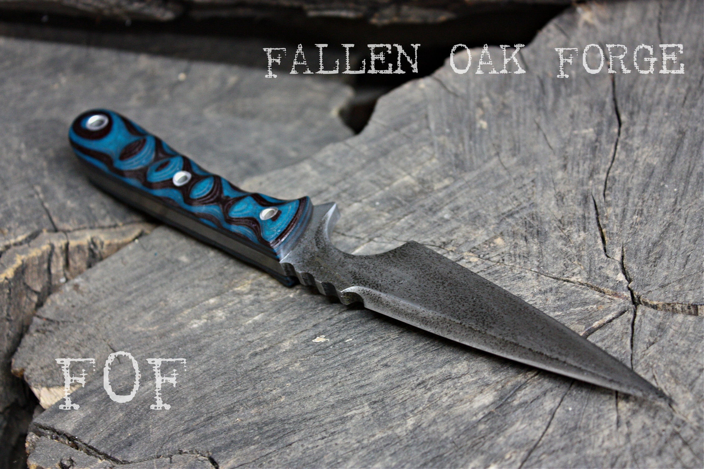 Handcrafted Fallen Oak Forge FOF high carbon alloy Primal, survival and ...