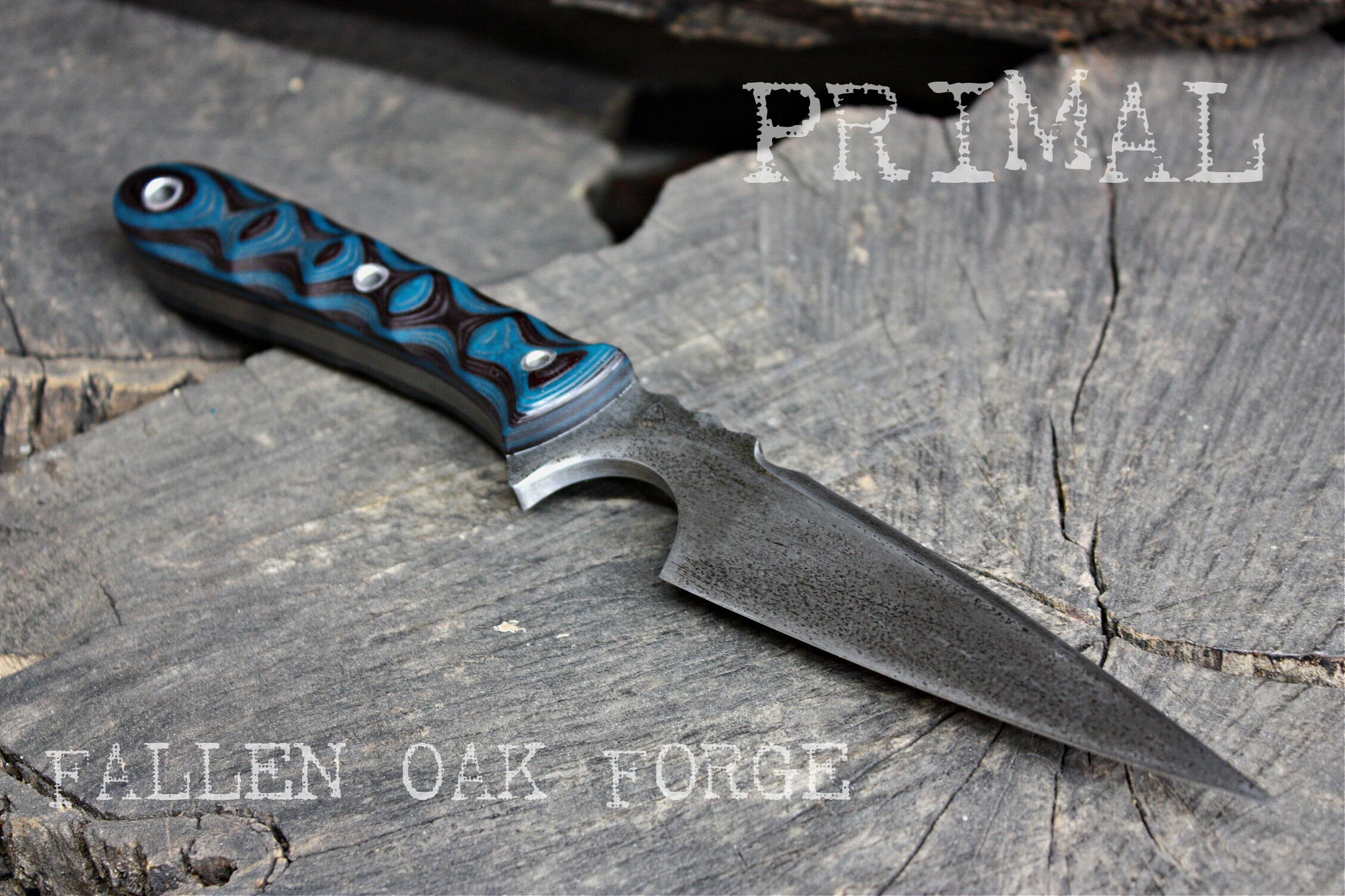 Handcrafted Fallen Oak Forge FOF high carbon alloy Primal, survival and ...