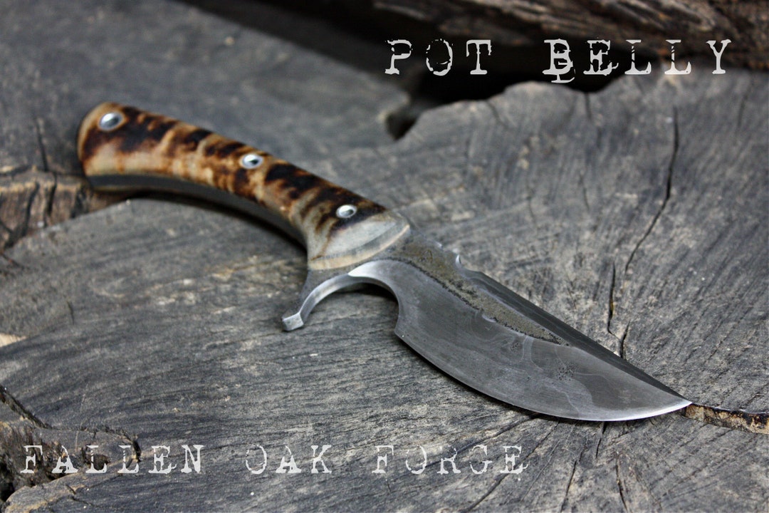 Handcrafted Fallen Oak Forge FOF pot Belly Hunting, Work and Survival ...