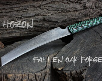 Handmade Fallen Oak Forge FOF cadence Full Tang Camp and Survival Knife ...