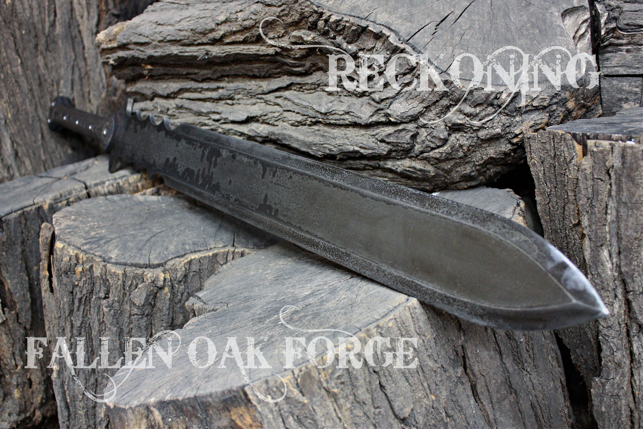 Handmade Fallen Oak Forge FOF Reckoning and Brush Beater full tang ...