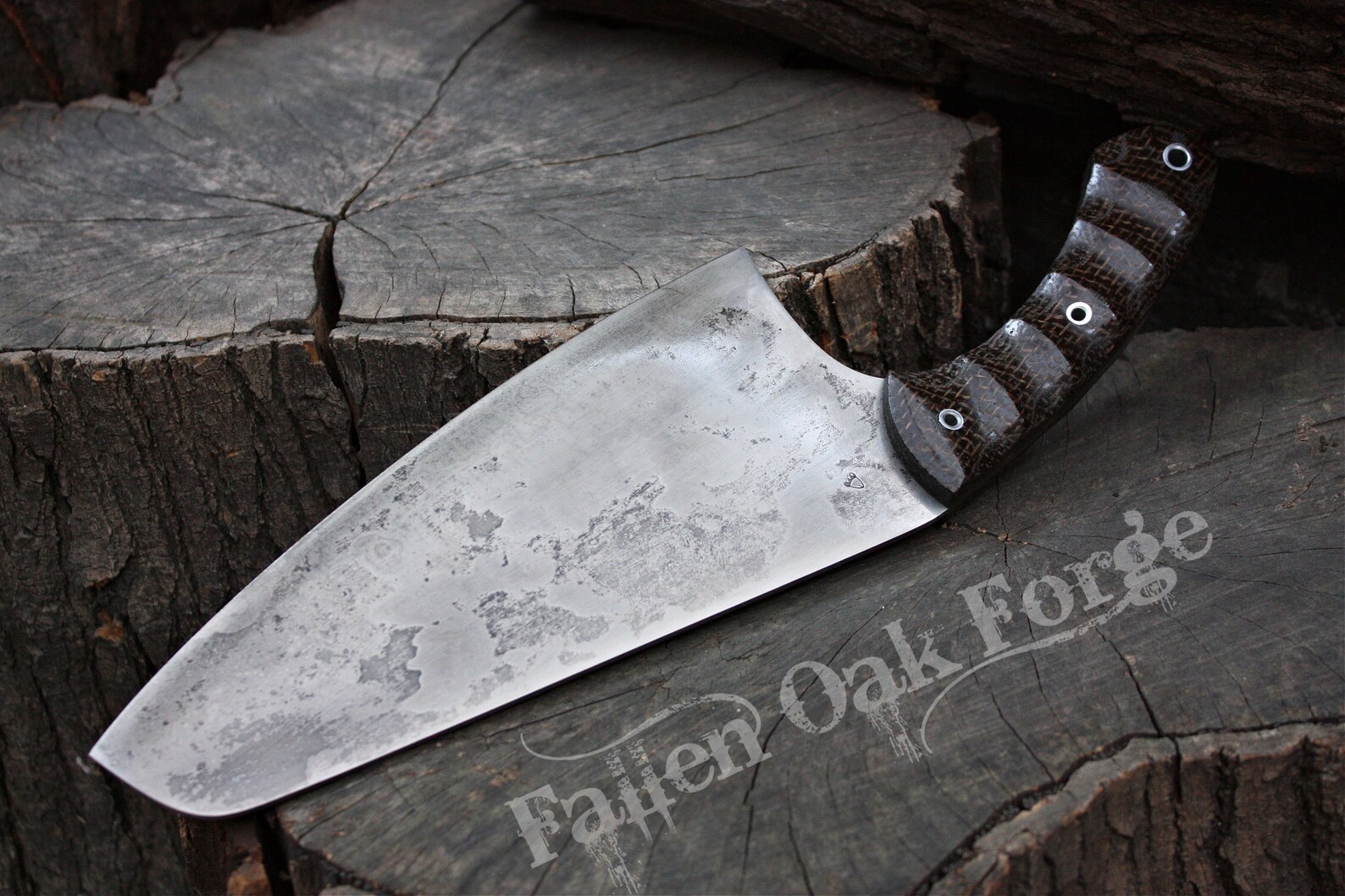 Handcrafted Blade Fallen Oak Forge FOF dicey Full - Etsy