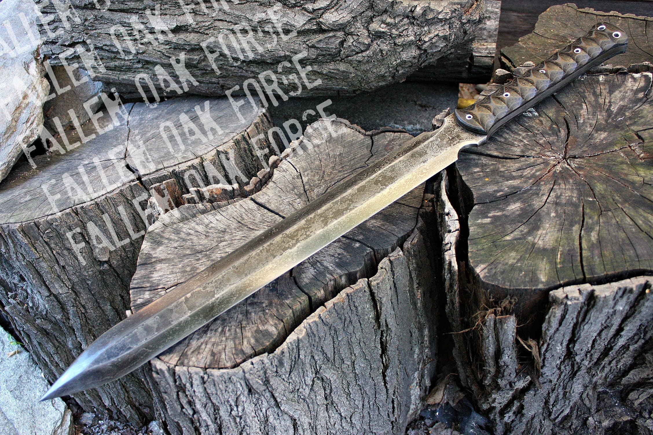 Handmade FOF Comminus full size, full tang, two handed Tactical Gladius ...