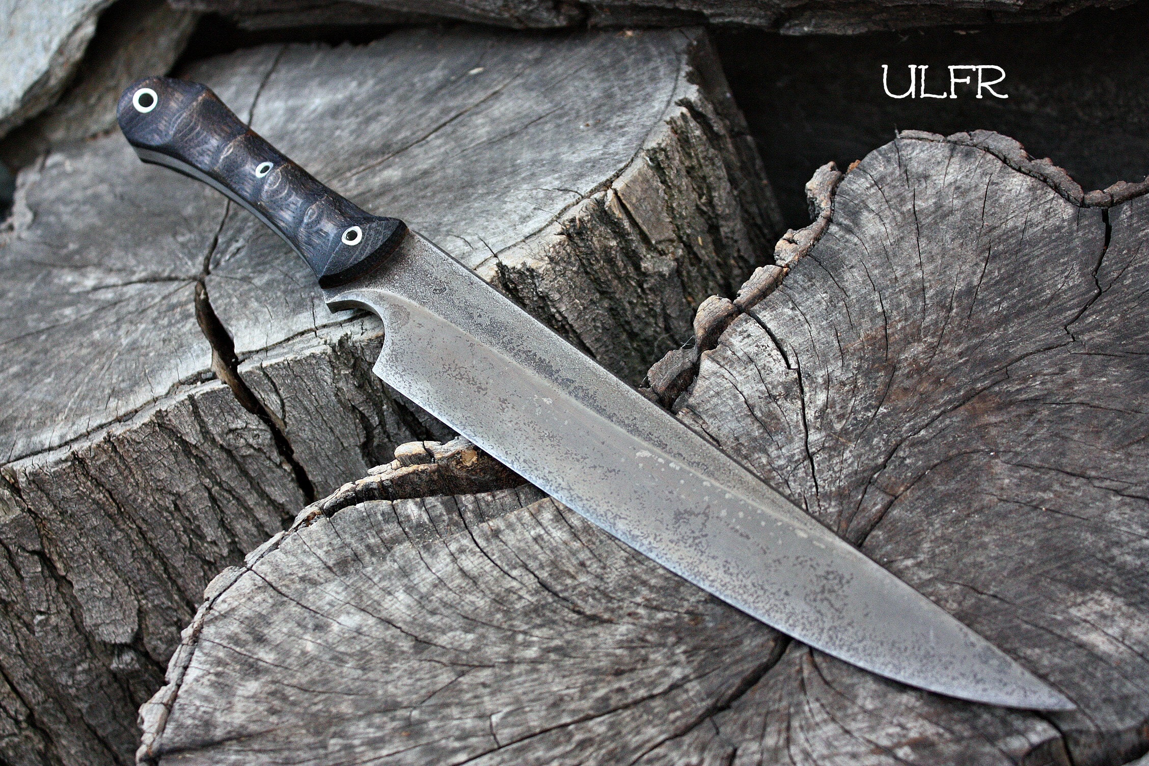 Handcrafted FOF Ulfr Full Tang tactical and survival blade.