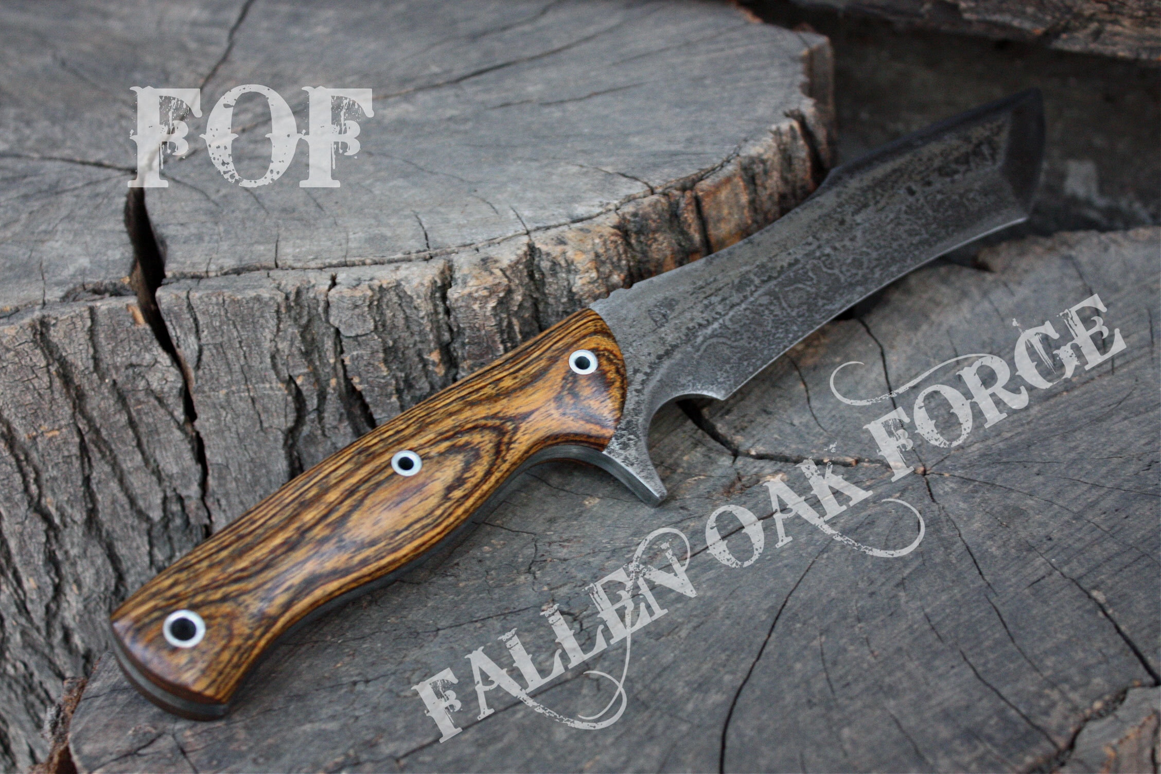 Handcrafted Fallen Oak Forge FOF Sovereign Custom grind full tang ...