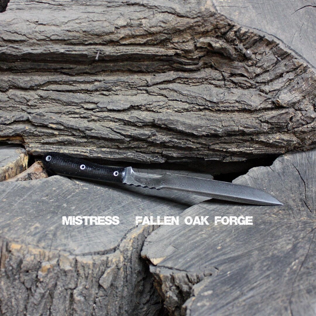 Handcrafted Fallen Oak Forge FOF "mistress", Full Tang Knife - Etsy