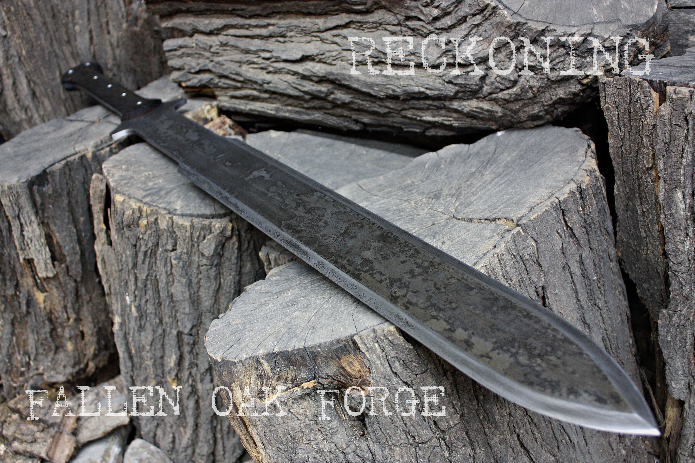Handmade Fallen Oak Forge FOF Reckoning and Shogun full tang Broadsword ...