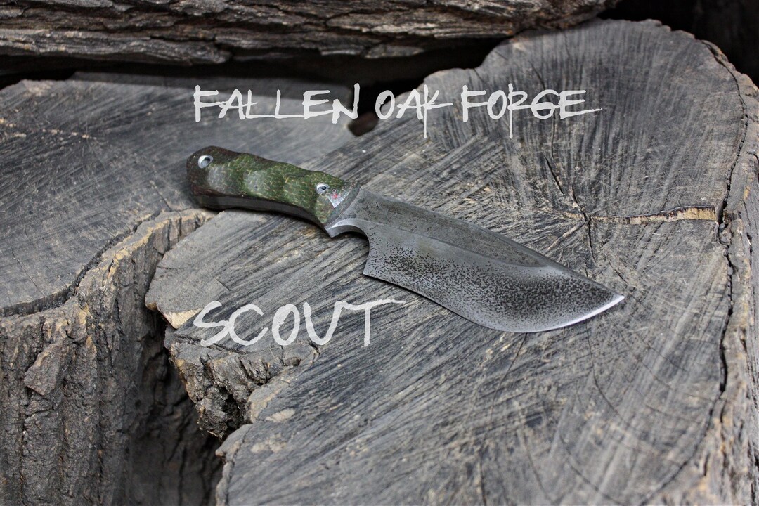 Handcrafted Fallen Oak Forge FOF scout, Full Tang Knife - Etsy