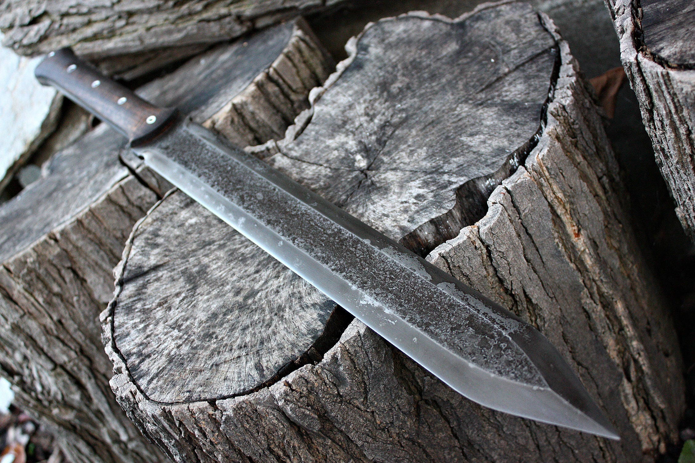 Handmade FOF Comminus full size, full tang, two handed Tactical Gladius ...