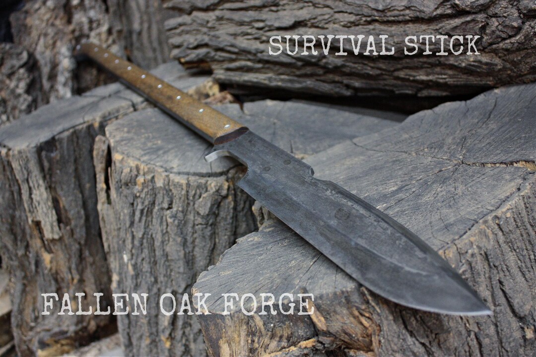 Handmade Fallen Oak Forge FOF "survival Stick" 36 Inch Full Tang ...
