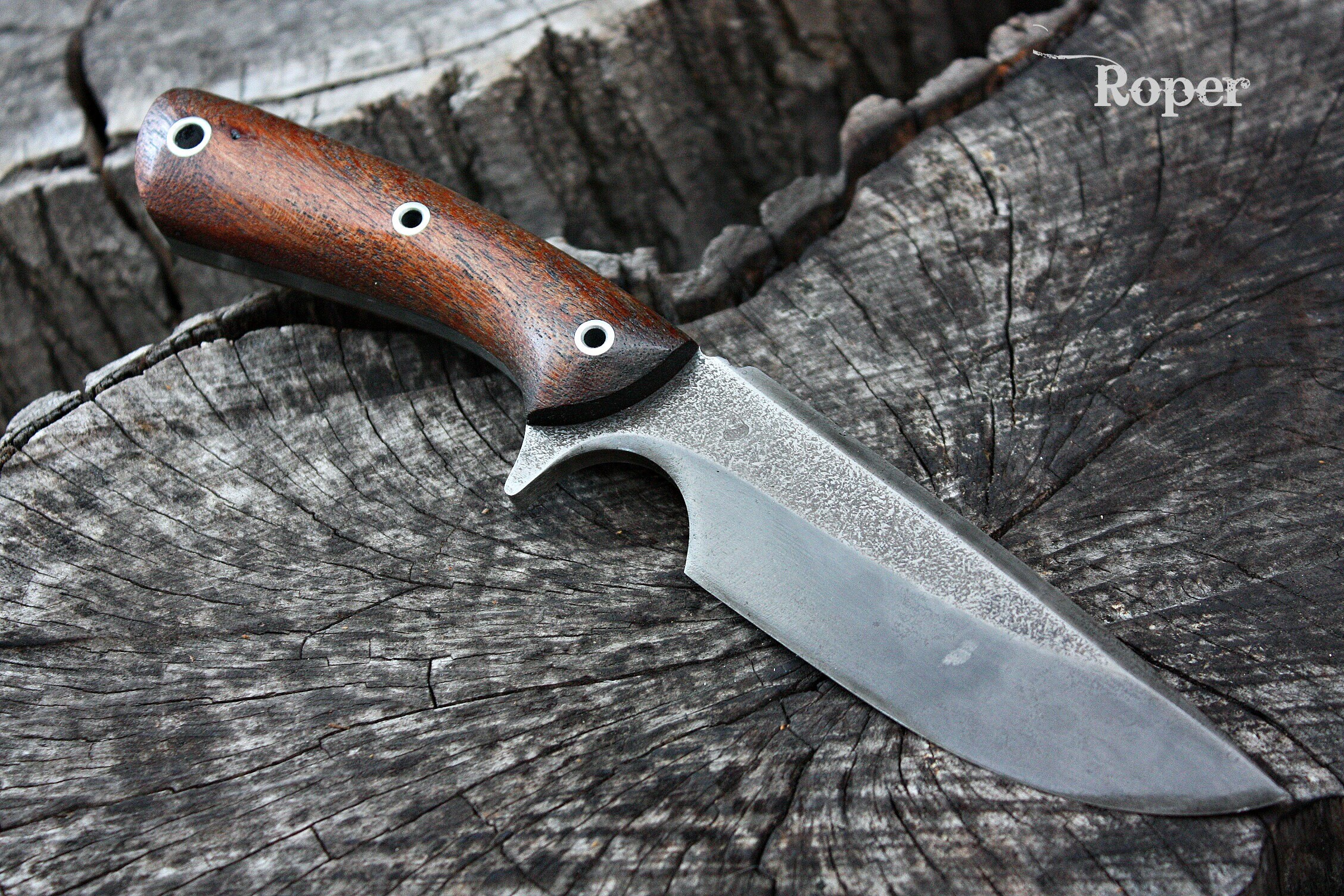 Handcrafted FOF Roper, survival, hunting or tactical knife