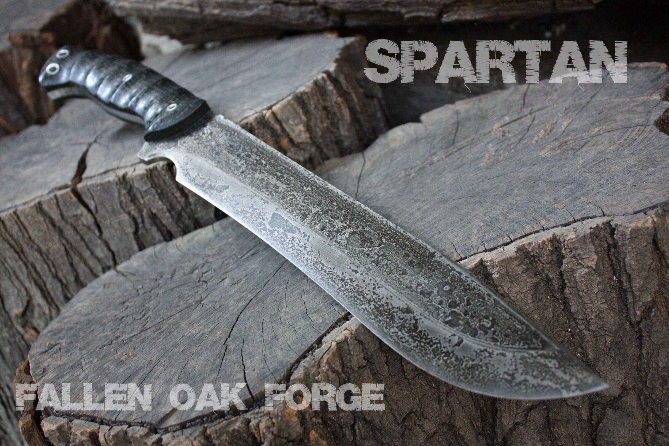 Handcrafted Fallen Oak Forge blade FOF Spartan full tang recurve ...
