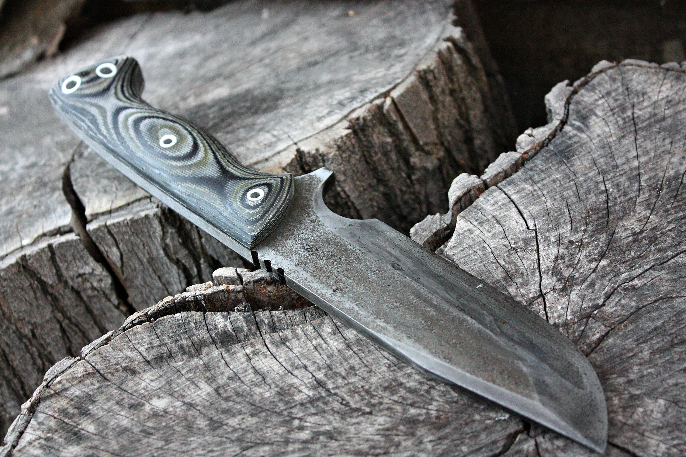 Handmade FOF Defilade mod fixed blade full tang working, hunting and ...