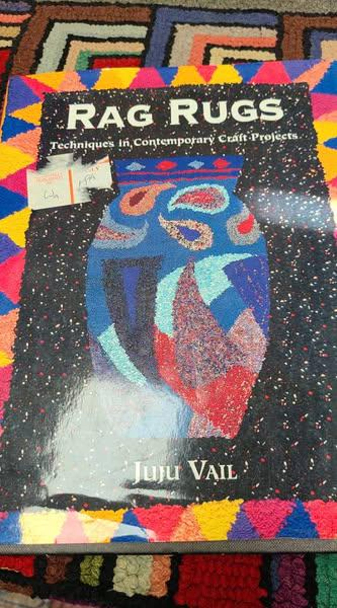 Hard Cover Book Rag Rugs Techniques by Juju Vail Chock Full - Etsy