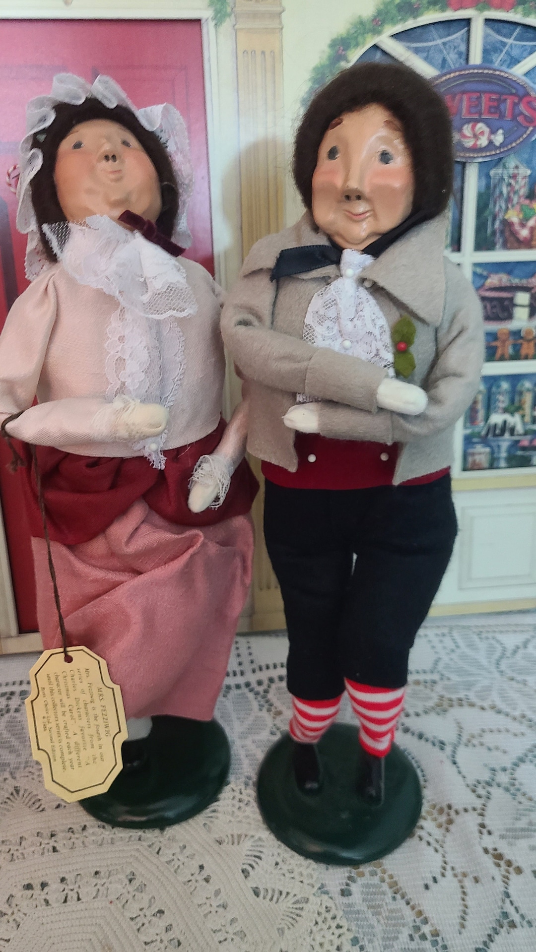 Byers Choice Dancing Mr and Mrs Fezziwig Second Editions A - Etsy