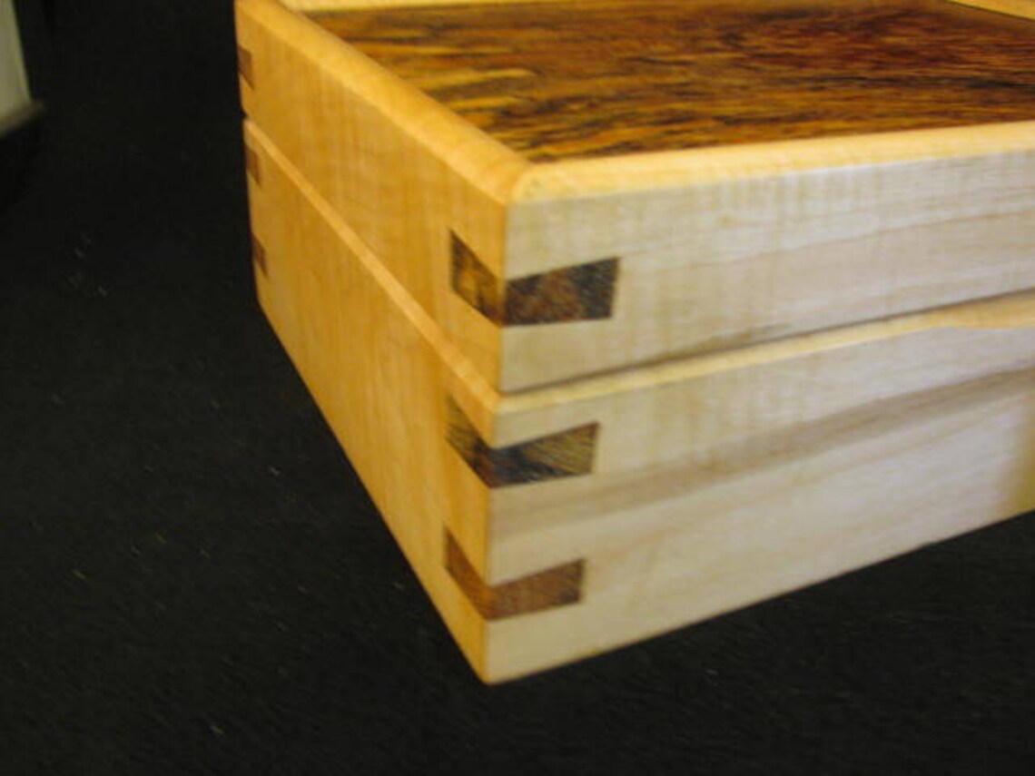 Jewelry / Keepsake Box With Removable Divided Tray - Etsy