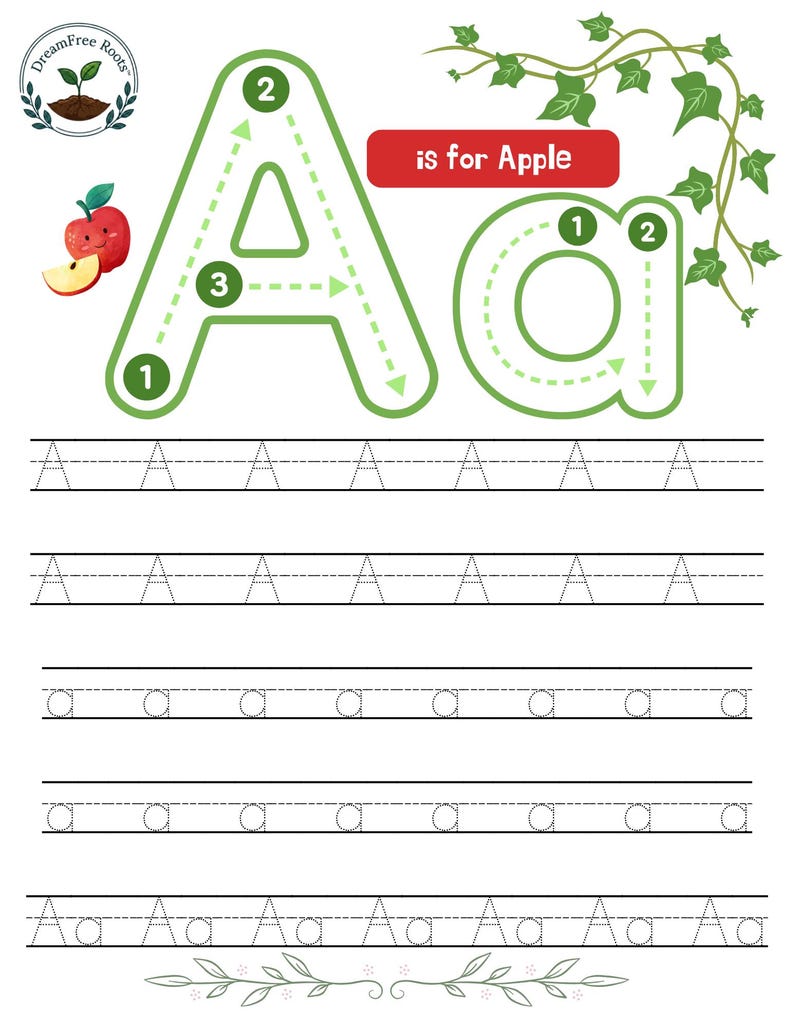 A-to-z Fruits and Veggies Alphabet Tracing Workbook, Preschool ...