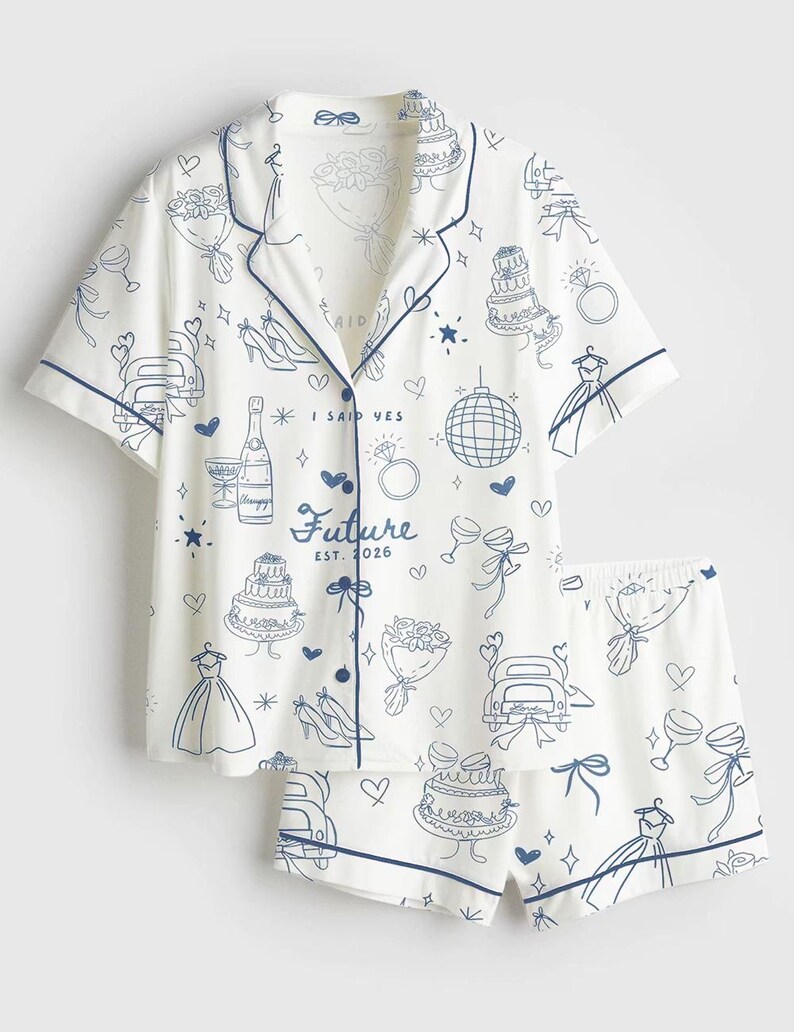Future Mrs Pajama Set, Bridal Pajamas 2026, Wedding Pajama Set ...