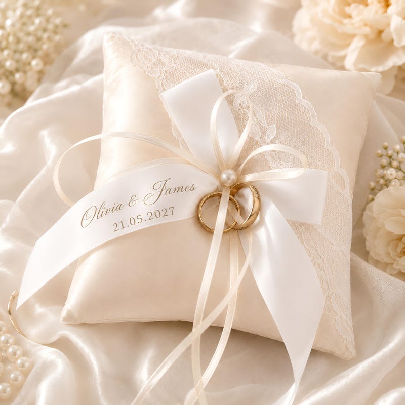 Ring Bearer Pillow Pearls - Etsy