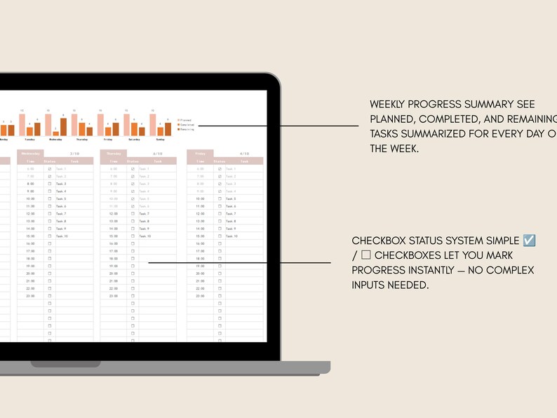 Daily Work Schedule Excel Template | Project Task Tracker | Priority ...