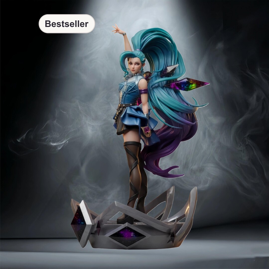 Seraphine Radiant STL File Pop Idol Display Statue Instant Download ...