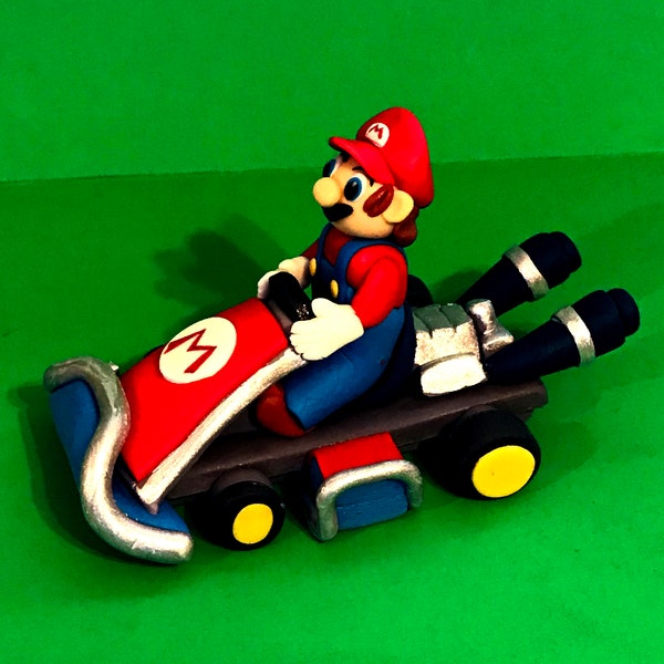 Mario Kart Fondant Cake Topper - Etsy