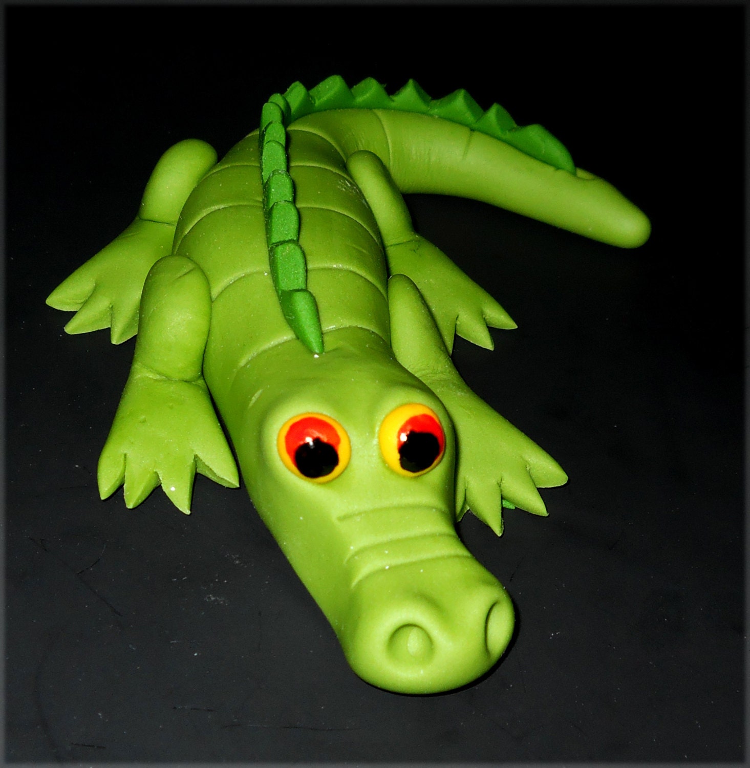 Alligator Cake Topper | Etsy UK