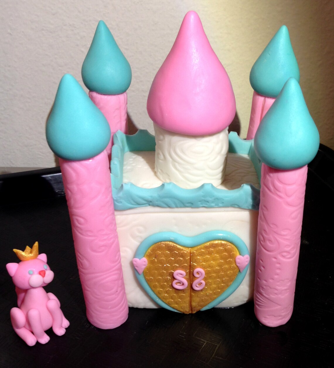 Fairy Tale Princess Castle Cake Topper | Etsy