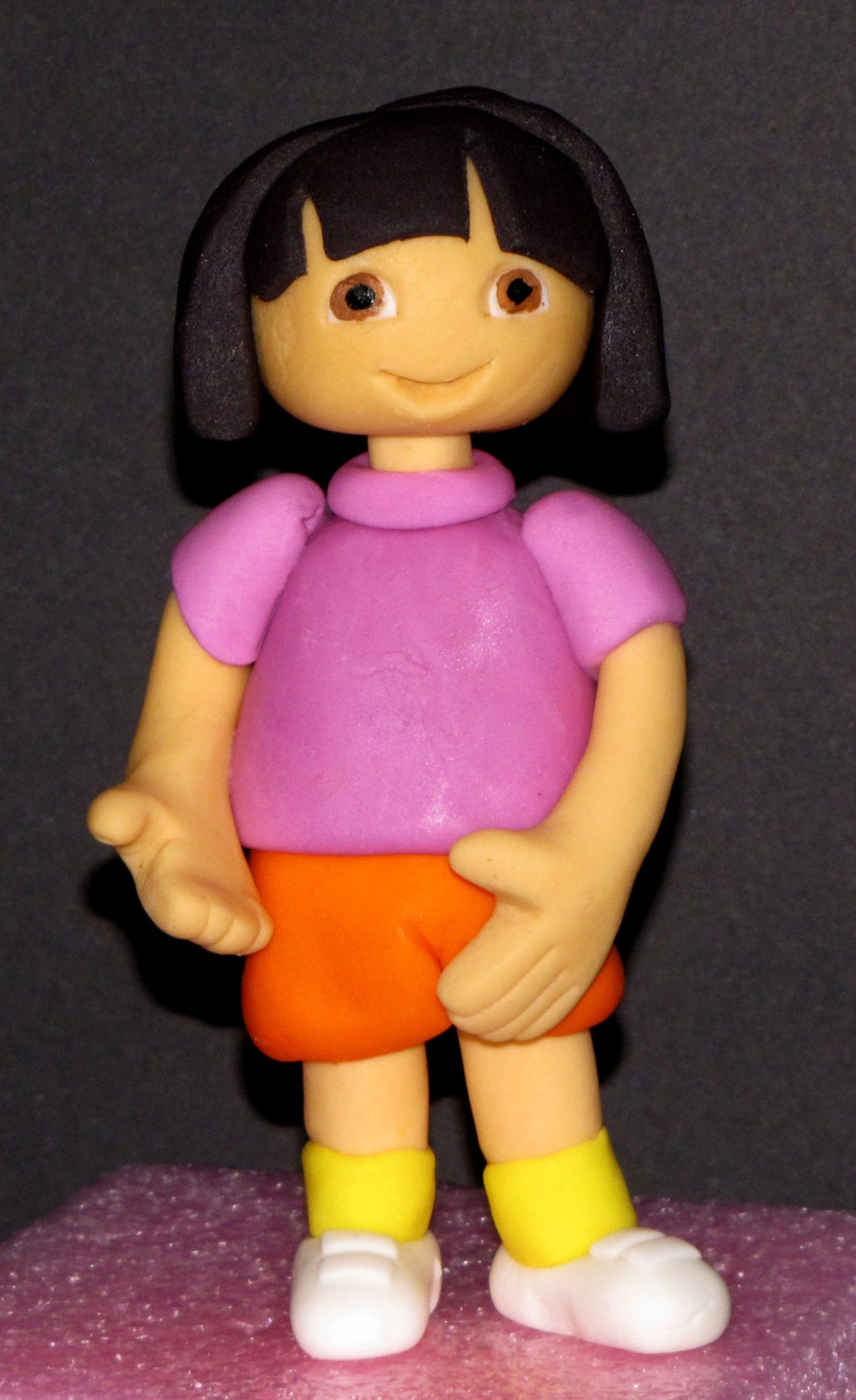 Dora the Explorer Edible Fondant Cake Topper - Etsy