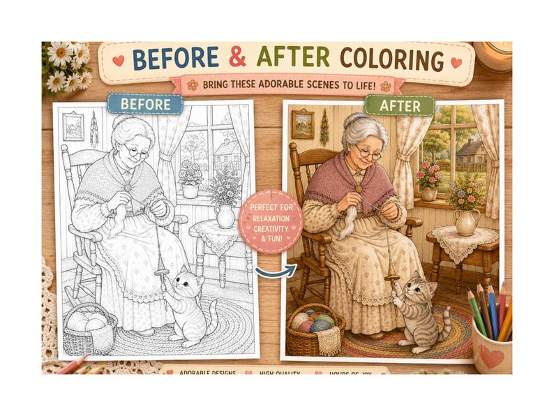 Farm Animals Coloring Book PDF | Printable Coloring Pages | A4, US ...